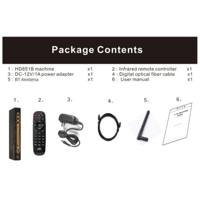 Jual Avpro Ud851B Hdmi 2.0B 4K 60Hz 5.1 Digital Decoder Surround W Bt ...