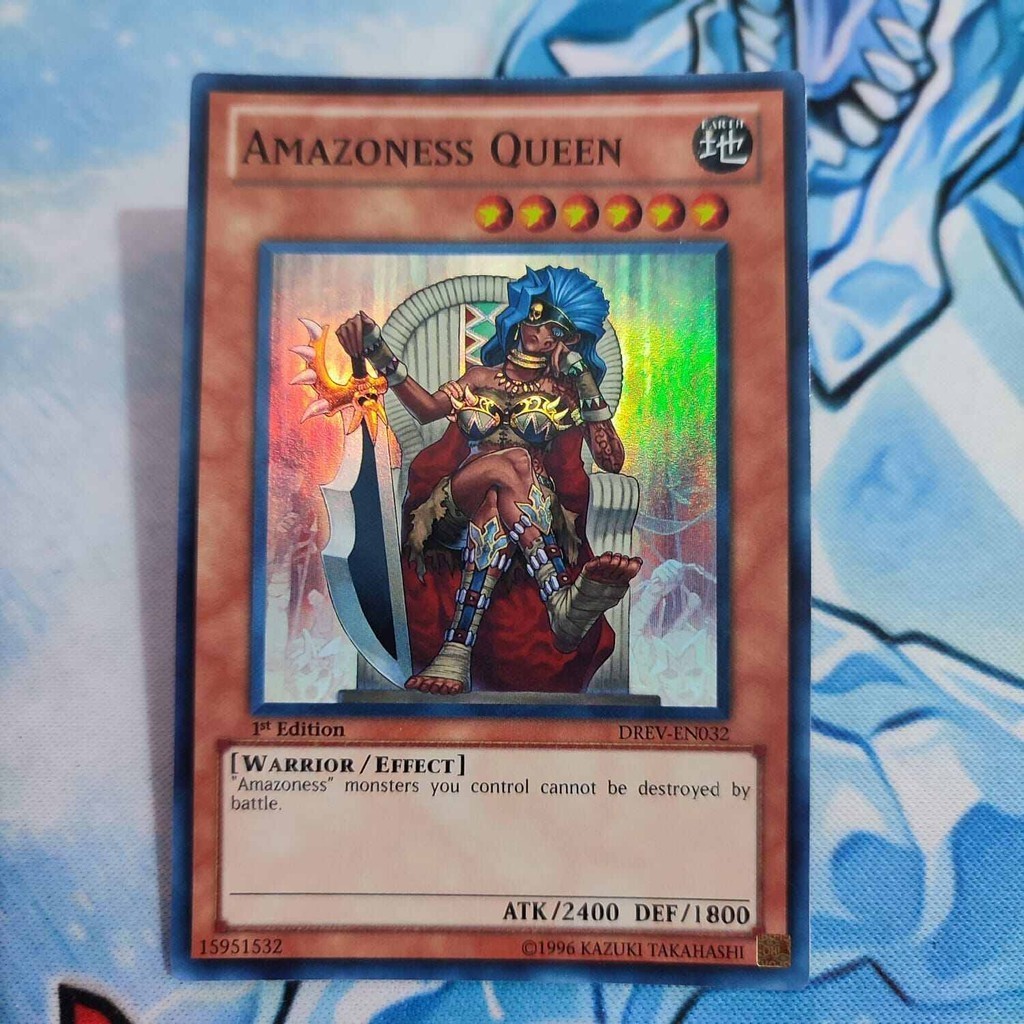 Jual yugioh amazoness queen DREV super rare 1st original | Shopee Indonesia