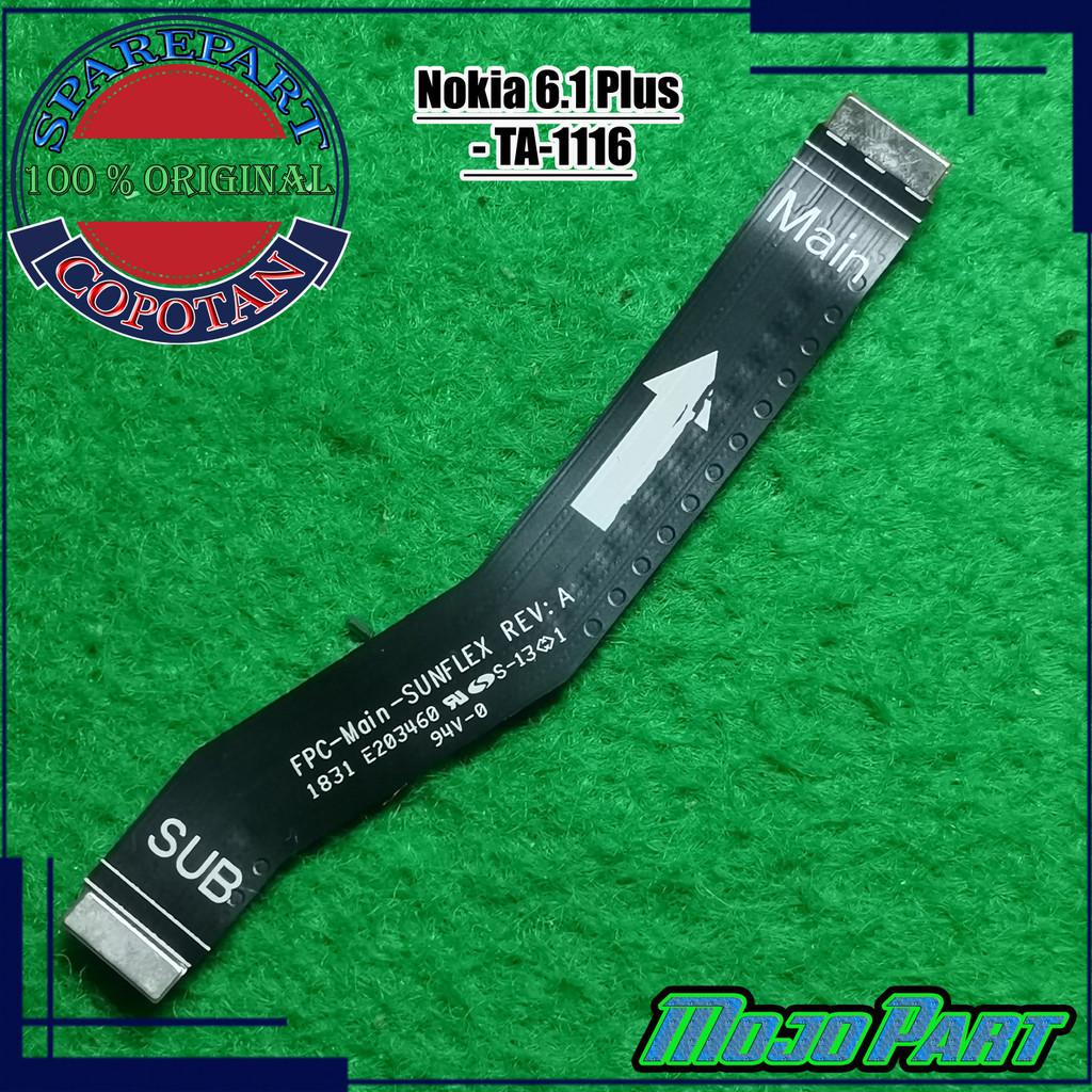 Jual Nokia 6.1 Plus - TA-1116 fleksibel flexible penghubung mesin ui board copotan | Shopee ...