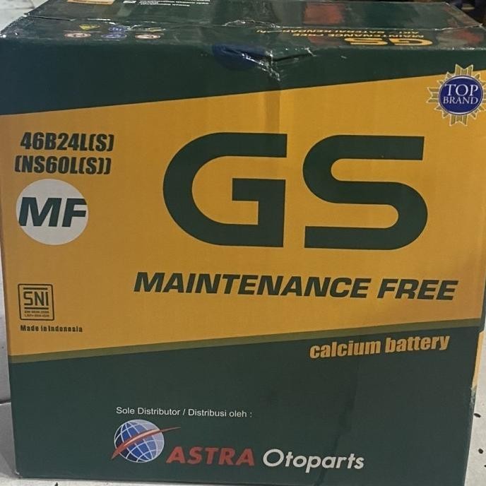 Jual HARGA DISC - aki mobil kering gs MF 46B24LS NS60LS vios yaris 12v 45a | Shopee Indonesia