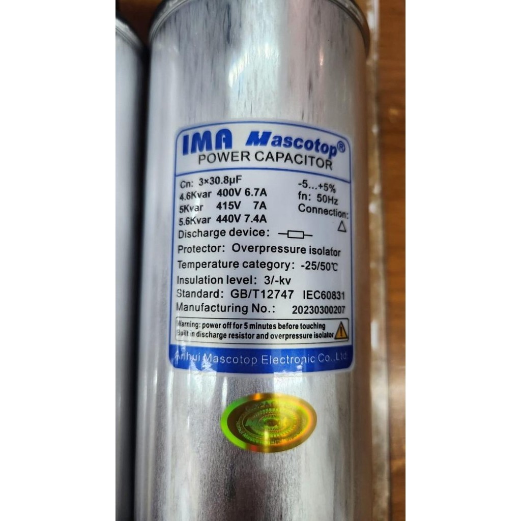Jual Kapasitor Power Capacitor Bank 5 10 15 20 25 50 Kvar 400V 415V ...