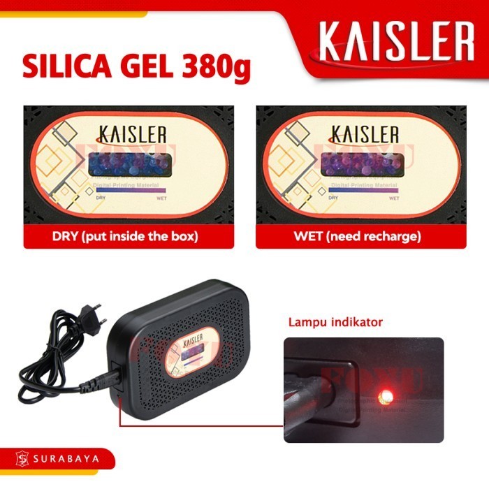 Jual Electric Elektrik Rechargeable Charge Cas Desiccant Silica Silika ...