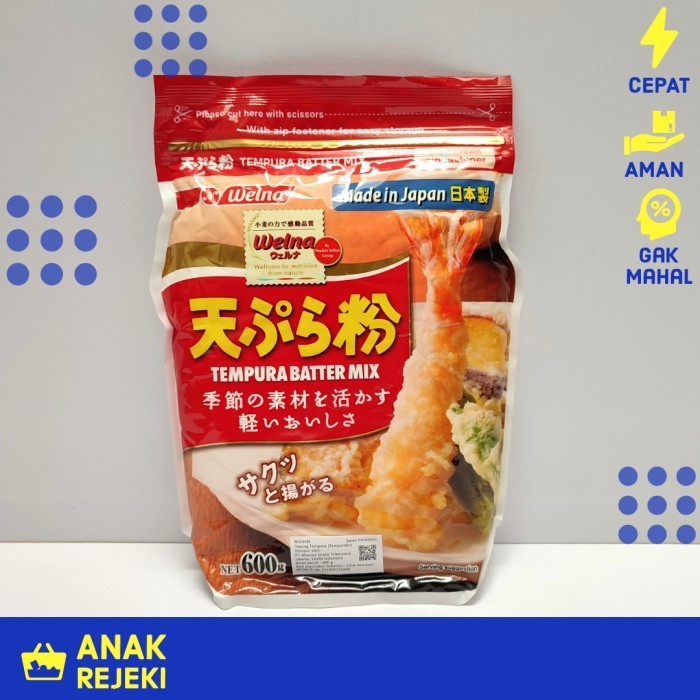 Jual Nissin Welna Tempurako 600Gr - Tepung Tempura Batter X Japan ...
