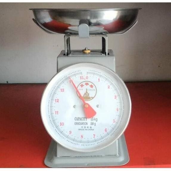 Jual [ Bungmart ] Timbangan Duduk 15 Kg Five Goat/ Timbangan Kambing/ Timbangan Buah | Shopee ...