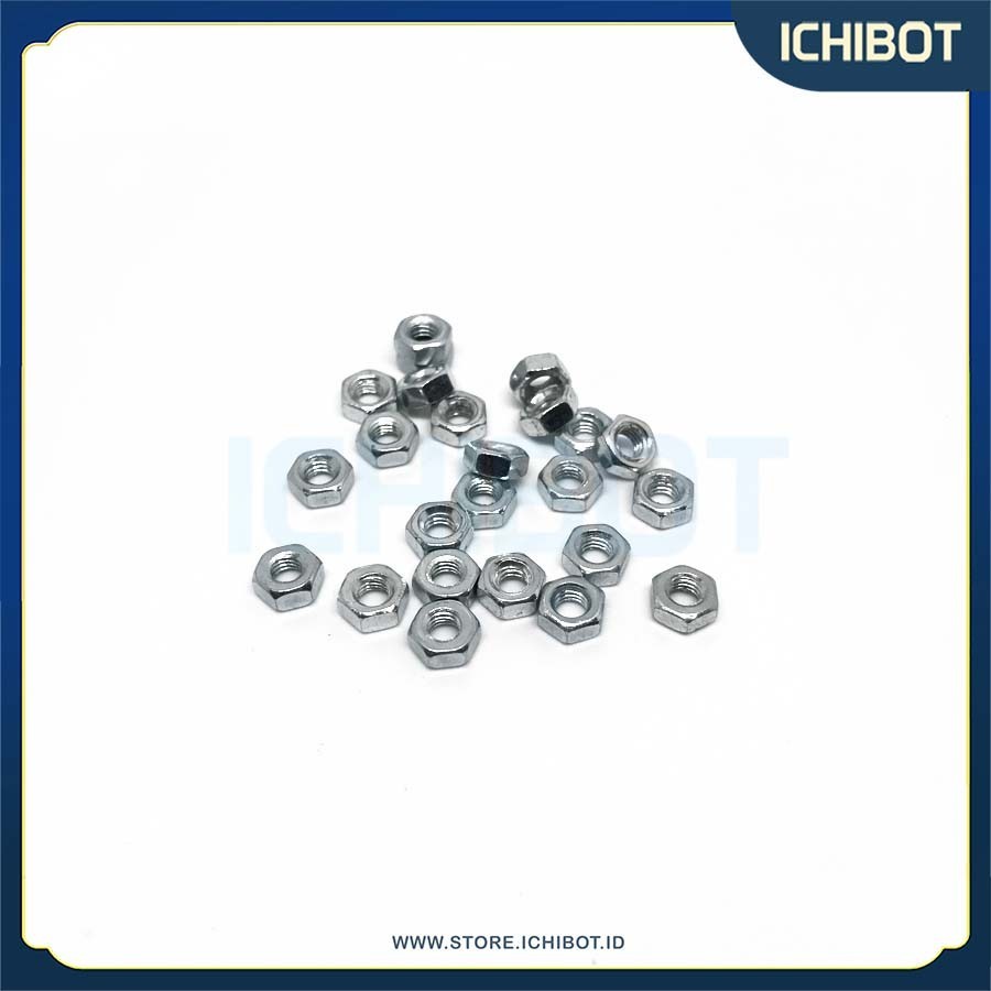Jual Mur M3 diameter 3mm Hexagonal | Shopee Indonesia