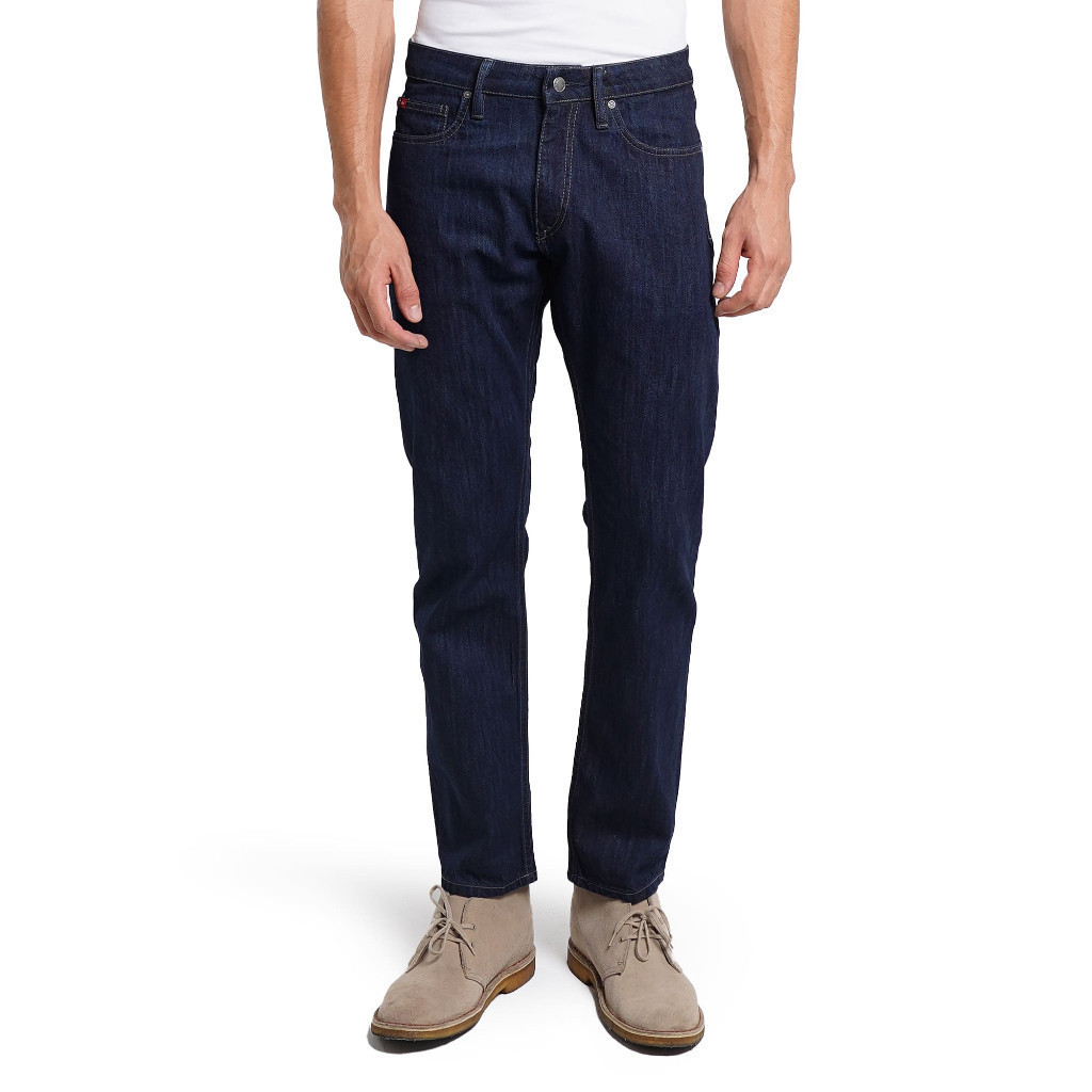 Jual Lee Cooper Tapered Fit Jeans Arthur Raw-Medium Rinse Blue 04127 ...