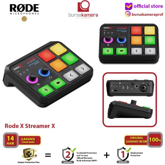 Jual Rode Streamer X Audio Interface And Video Live Streaming Console ...