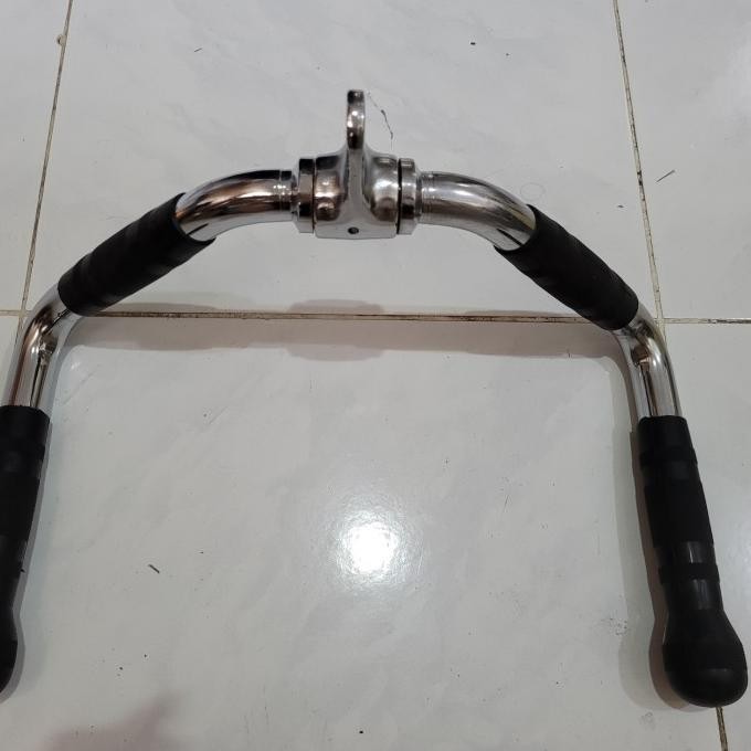 Jual Multifunction Bar Handle Alat Fitness Gym Triceps Biceps Chest Lat ...