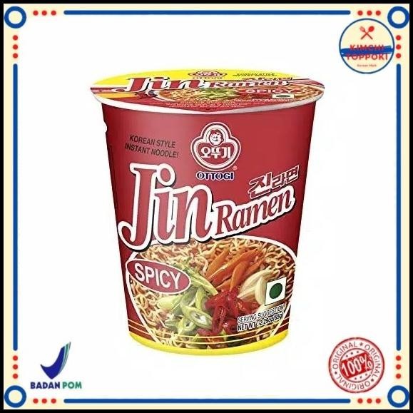 Jual Ottogi Jin Ramen Cup Spicy 65 Gram | Shopee Indonesia