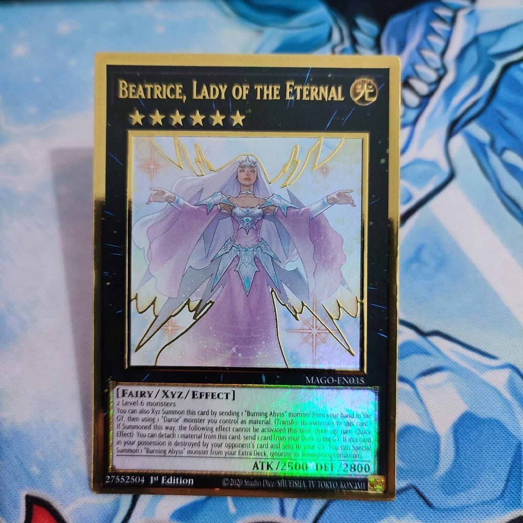Jual yugioh beatrice lady of the eternal MAGO gold rare original ...