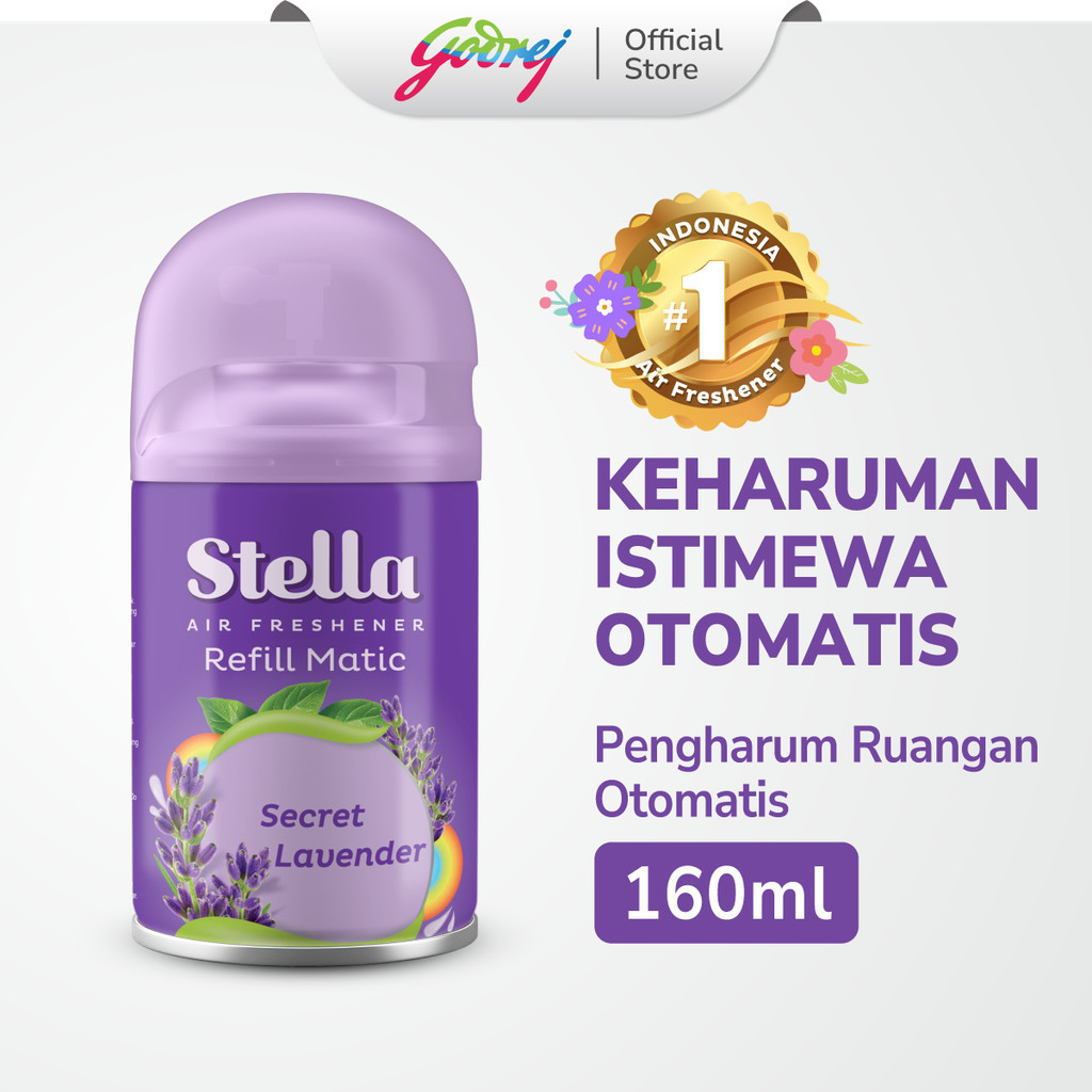 Jual Stella Refill Matic Secret Lavender 160ml | Shopee Indonesia