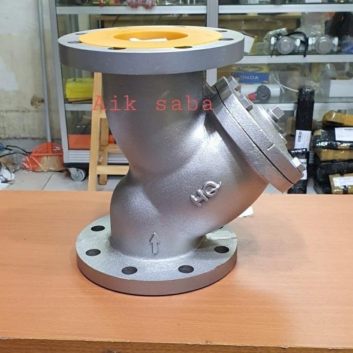 Jual 6" INCH Y STRAINER VALVE CAST IRON / Y STRAINER VALVE BEST QUALITY ...