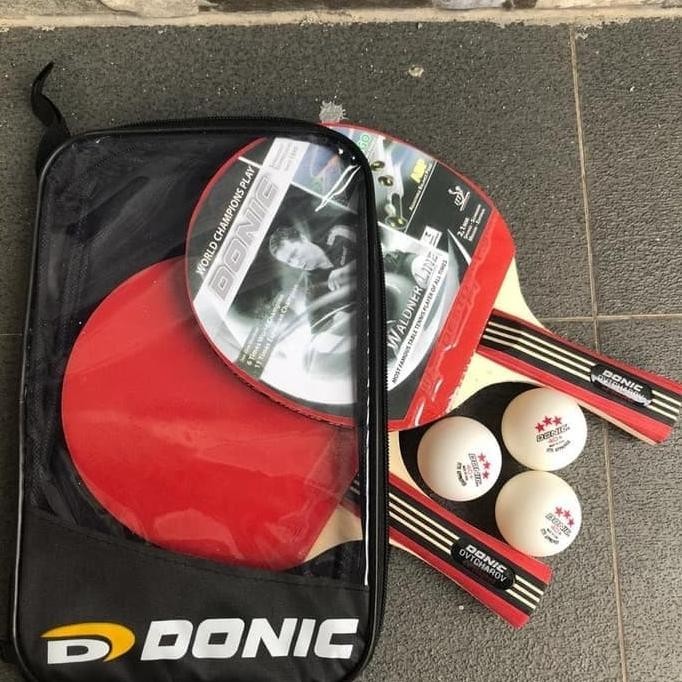 Jual Paket Isi 2 Bat Bet Pingpong Meja Tenis Butterfl / Donic (Free Bola) | Shopee Indonesia