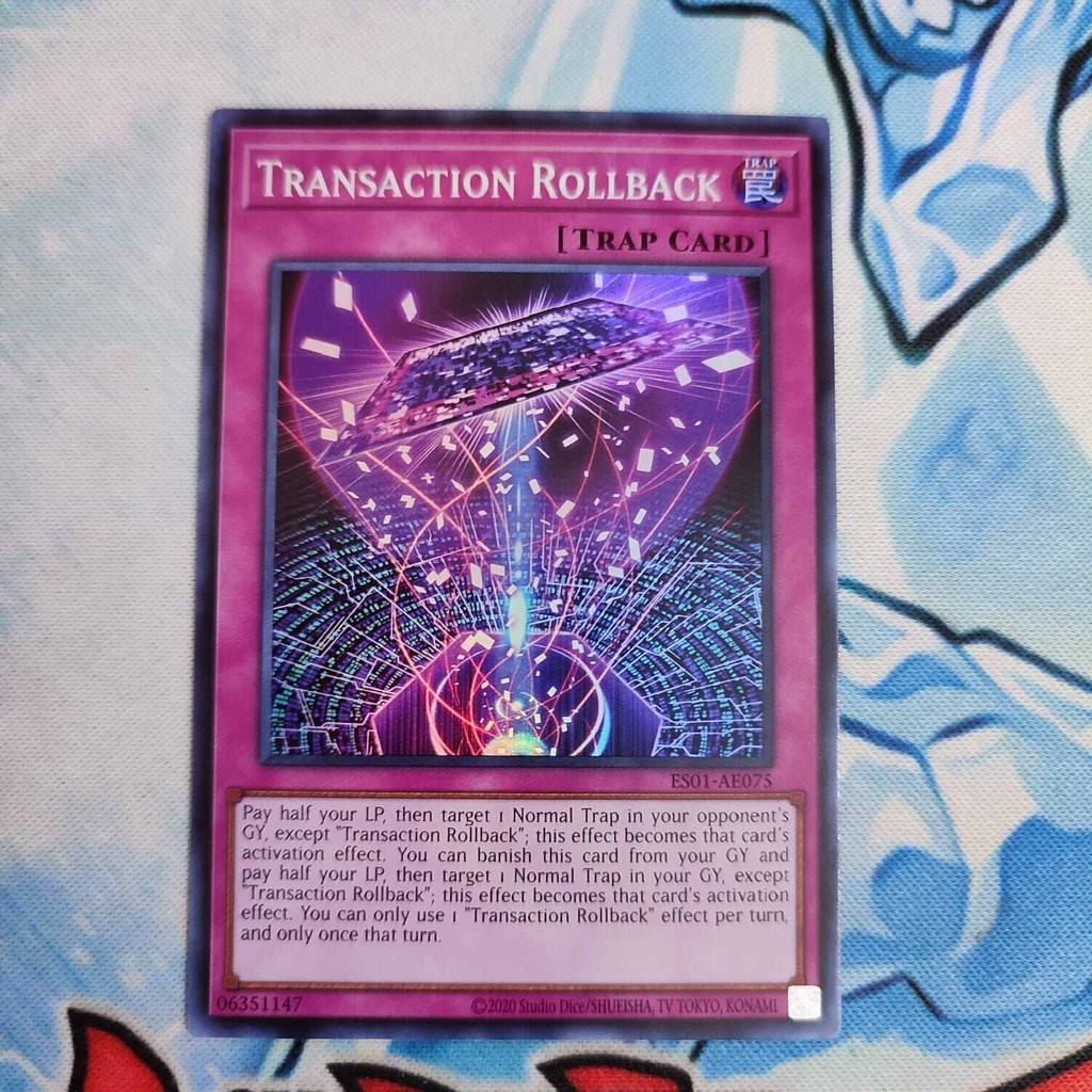 Jual yugioh AE transaction rollback ES01-AE075 SR original | Shopee Indonesia