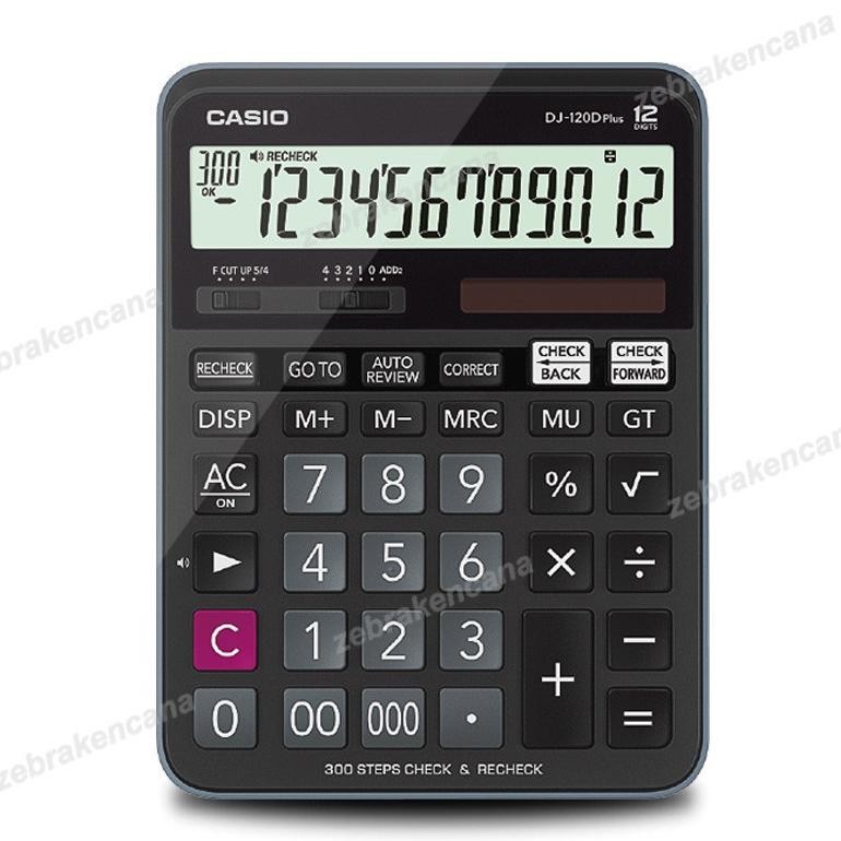Jual Kalkulator Casio MJ 120D PLUS CHECK CORRECT Kalkulator Meja Check Correct 100% asli ...