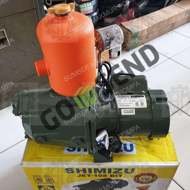 Jual POMPA AIR OTOMATIS SHIMIZU JET 108 BIT SEMI JET PUMP READY STOCK | Shopee Indonesia
