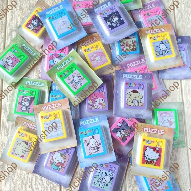 Jual Mainan Sanrio Puzzle Geser + Pinball [ 2 in 1 ]/Mainan Gantungan ...