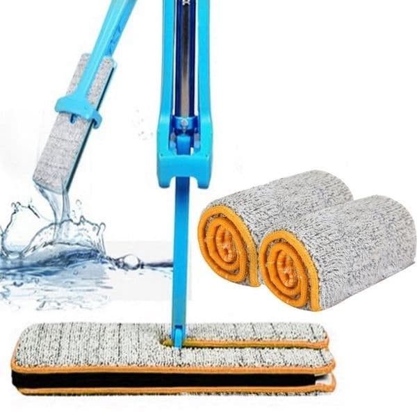 Jual Alat Pel Lantai 360Derajat Switch N Clean Micro Flat Mop Kain Pel ...
