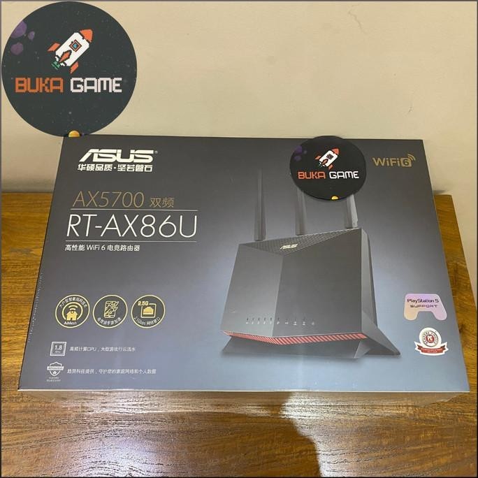 Jual HARGA DISC - ASUS RT-AX86U Dual Band 802.11ax Gaming Router Wi-Fi ...