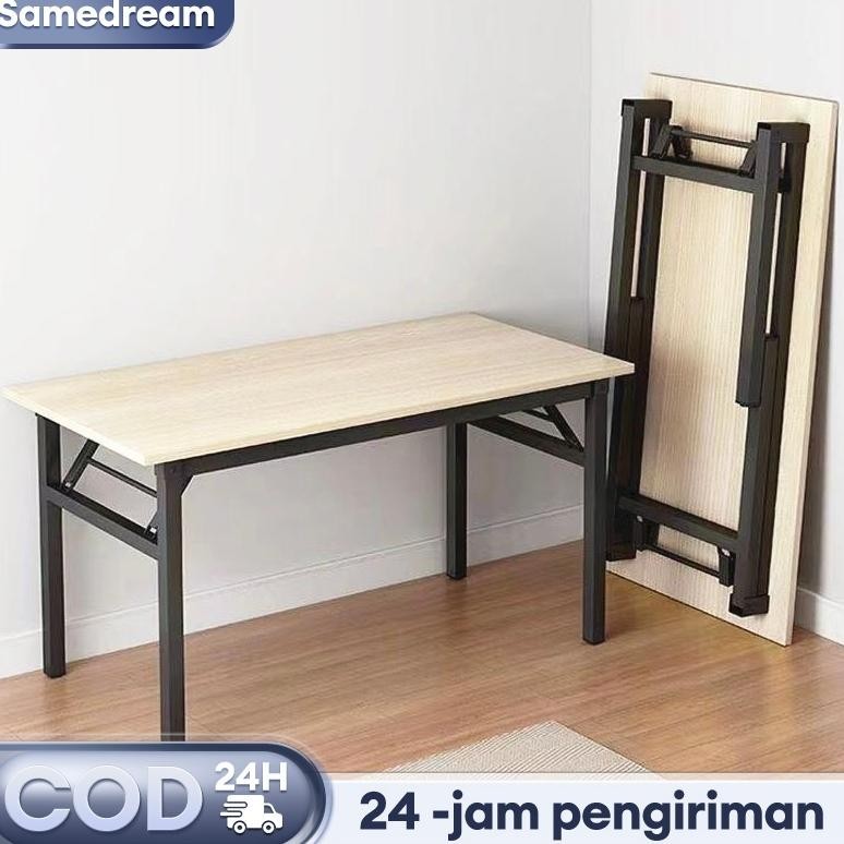Jual Meja Lipat Portabel Meja Makan Lipat Meja Minimalis Meja kantor Meja Belajar | Shopee Indonesia