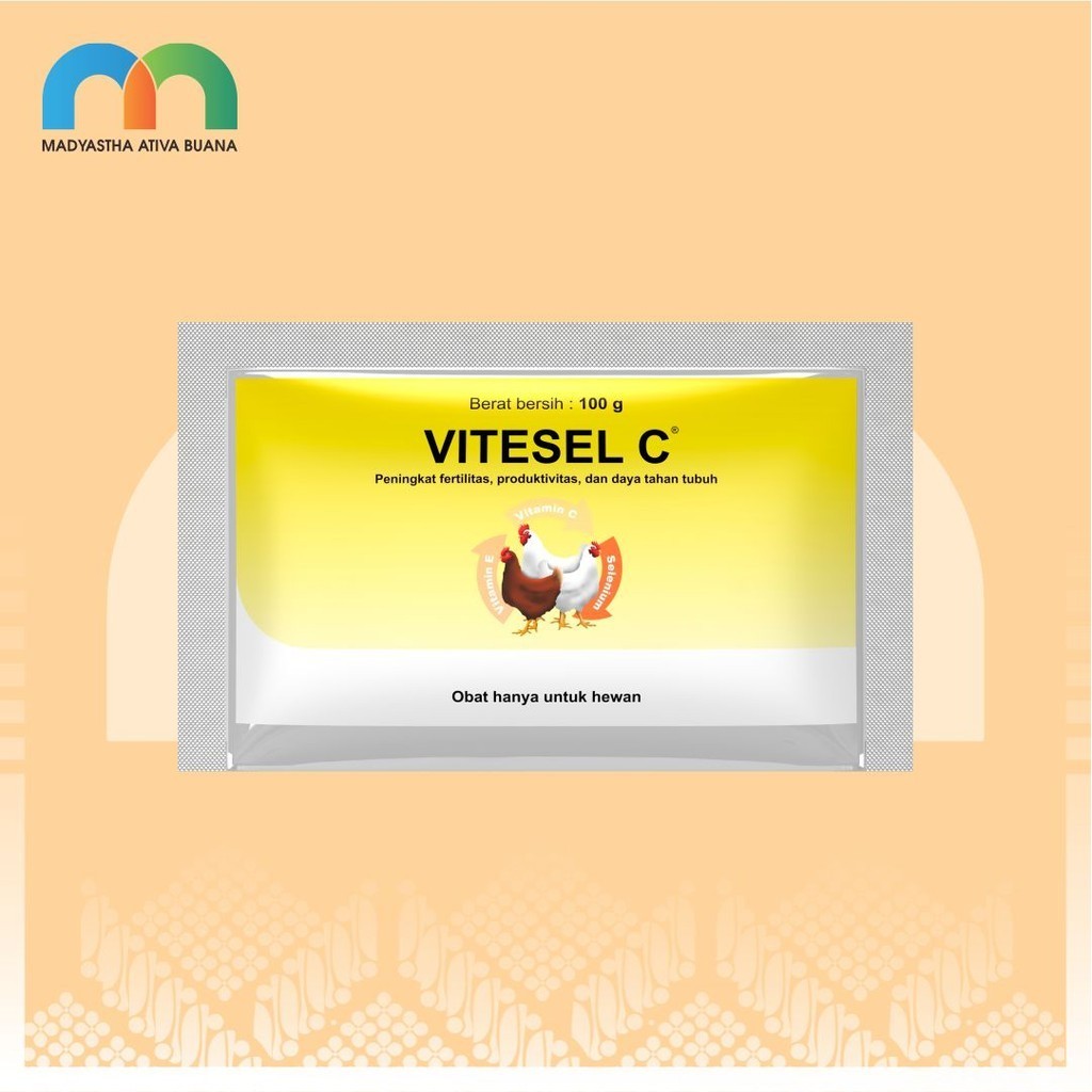 Jual Vitesel C 100 gram Medion Multivitamin Ayam | Shopee Indonesia