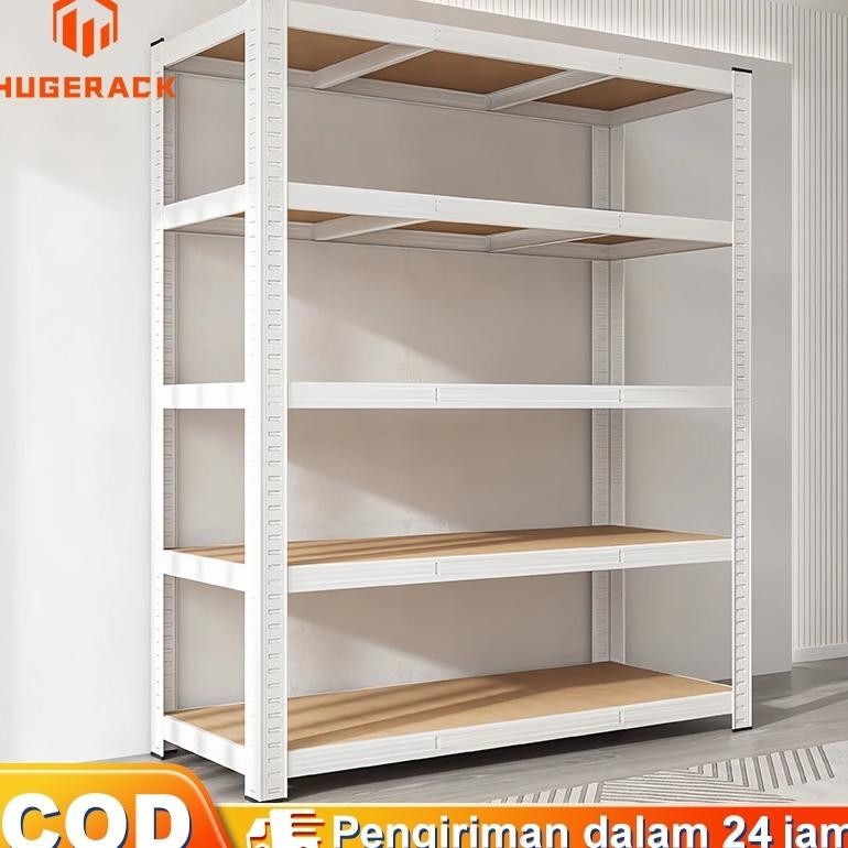 Jual Rak besi siku lubang Rak Besi 6 Susun Rak Putih Rak dapur Rak Buku ...