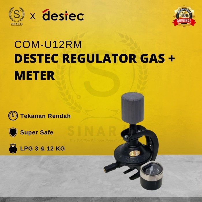 Jual Destec Regulator Meter Otomatis Pengaman Gas | Shopee Indonesia