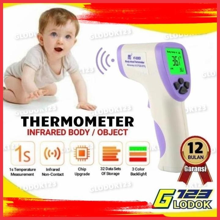 Jual (GLOD) THERMOMETER GUN THERMO TERMOMETER ALAT PENGUKUR SUHU TUBUH ...