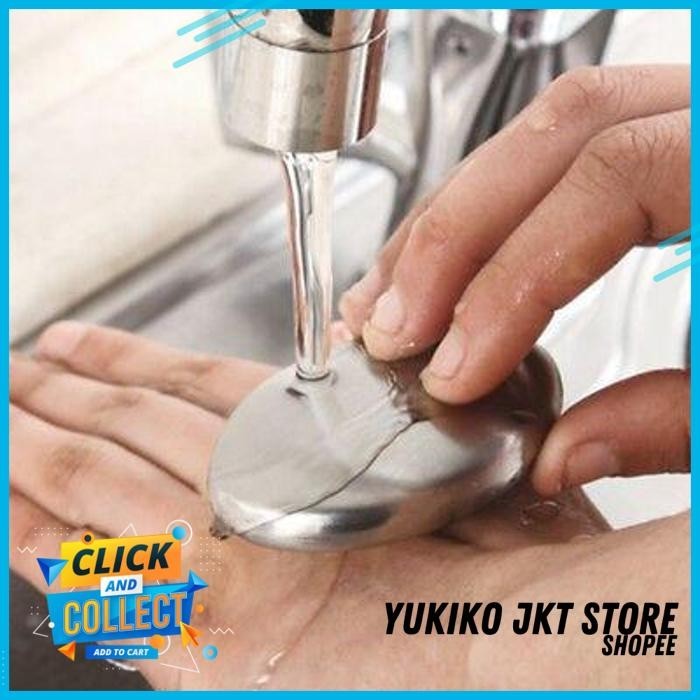 Jual MAGIC SOAP SABUN CUCI TANGAN STAINLESS STEEL PENGHILANG BAU AMIS YUKIKO STORE LUAR BIASA ...