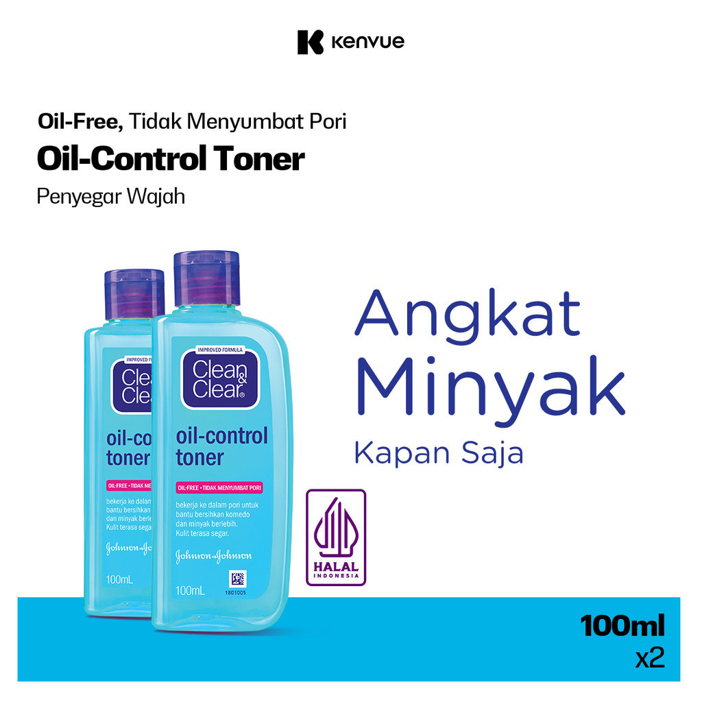 Jual Clean & Clear Oil Control Toner Perawatan Pembersih Penyegar Wajah ...