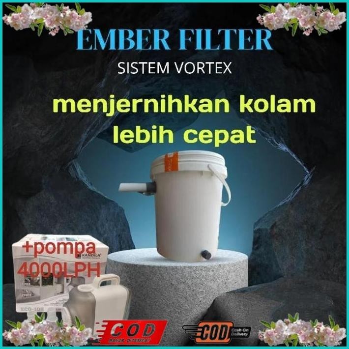 Jual BISMILLAH EMBER FILTER KOLAM IKAN KOI CHAMBER BIO SISTEM VORTEX ...