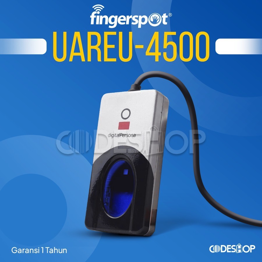 Jual Mesin Fingerprint Fingerspot U are U 4500 Digital Persona Flexcode ...