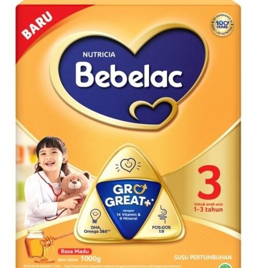 Jual Bebelac 3 Susu Pertumbuhan Anak 1-3 Tahun Madu 1 Kg | Shopee Indonesia