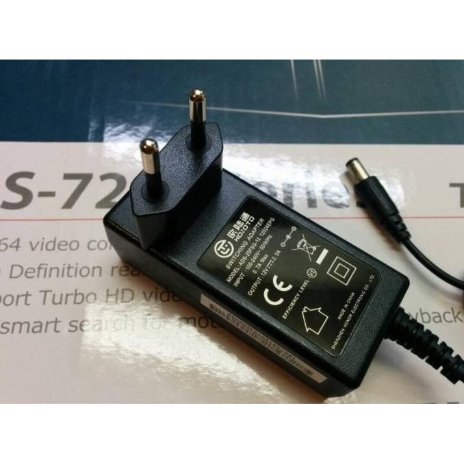 Jual ADAPTOR CCTV 12V 2A ADAPTOR DVR HIKVISION ORIGINAL 12V 2A ORIGINAL ...