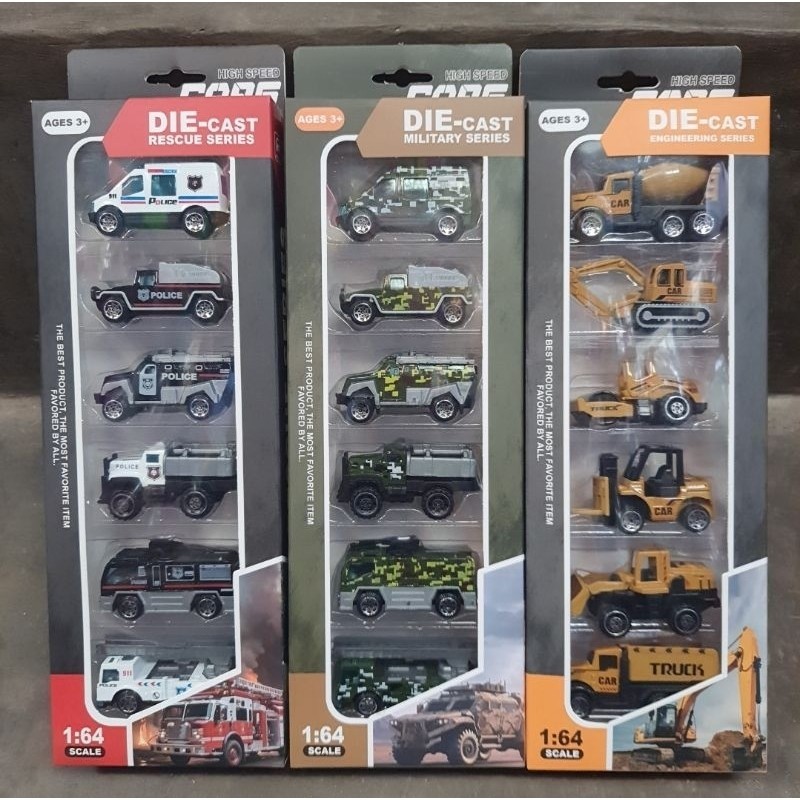 Jual Mainan Mobil Besi Diecast Car Set Skala 1:64 Premium | Shopee ...
