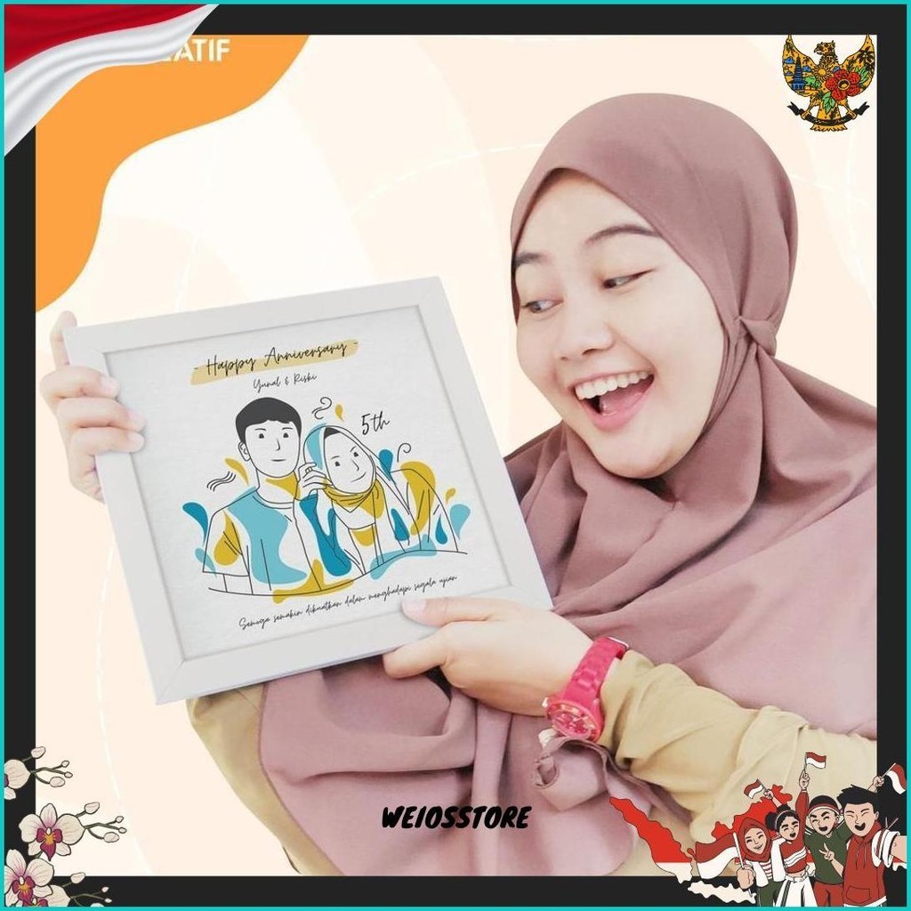 Jual (Dyi) Sketsa Custom Foto 1-3 Hari Jadi ~ Kado Hadiah Wisuda, Wedding, Ulang Tahun ...