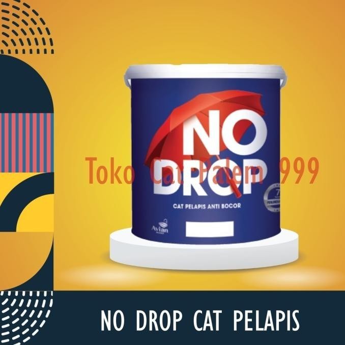 Jual Pertukangan NO DROP PAIL 20KG 20 KG WARNA CAT PELAPIS ANTI BOCOR NODROP AQUAPROOF | Shopee ...