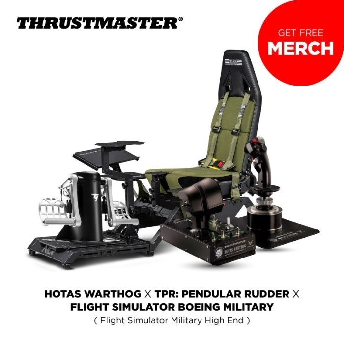 Jual Thrustmaster Bundling Flight Simulator Military High End | Shopee ...