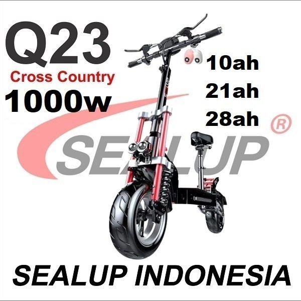 Jual SEALUP Q23 Electrik Scooter SEPEDA Listrik Baru OTOPED 1000w OFF ...