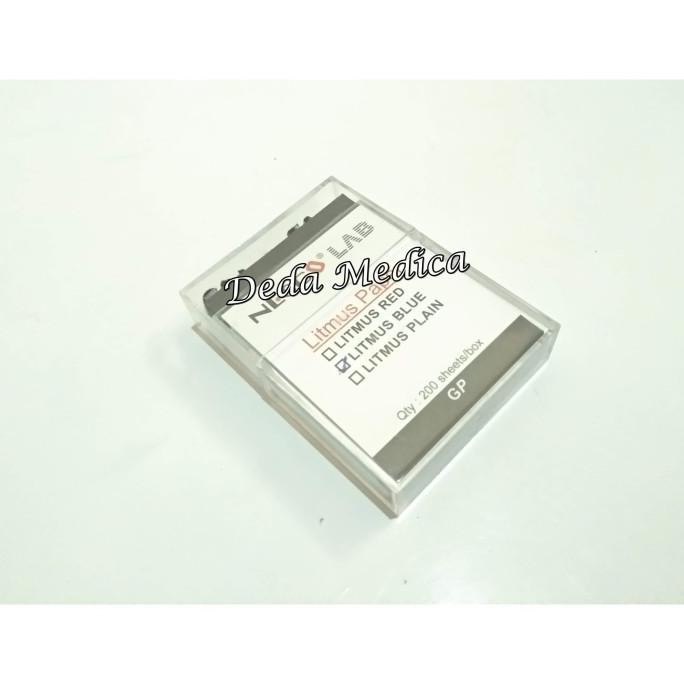 Jual kom Litmus Paper Blue / Kertas Lakmus Biru Cek Kadar Asam Basa pH ...