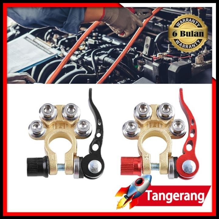 Jual TERBARU TERMINAL KEPALA AKI MOBIL BAHAN KUNINGAN KLEM ACCU MOBIL ...