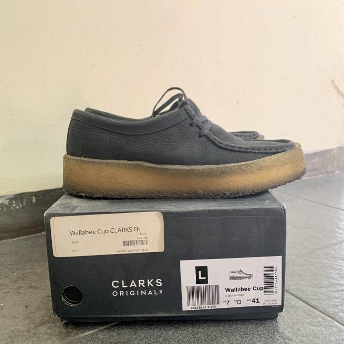 Jual CLARKS WALLABEE CUP NUBUCK BLACK/DR. MARTENS VISVIM ALDEN SOLOVAIR ...