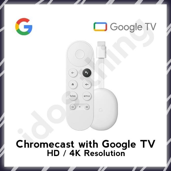 Jual Google Chromecast / Chrome Cast 4 With Google Tv | Shopee Indonesia