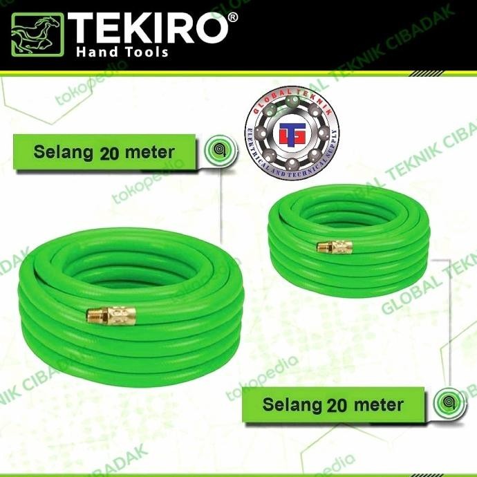 Jual SELANG ANGIN KOMPRESOR TEKIRO 20 METER/ROLL ORIGINAL DAN ...