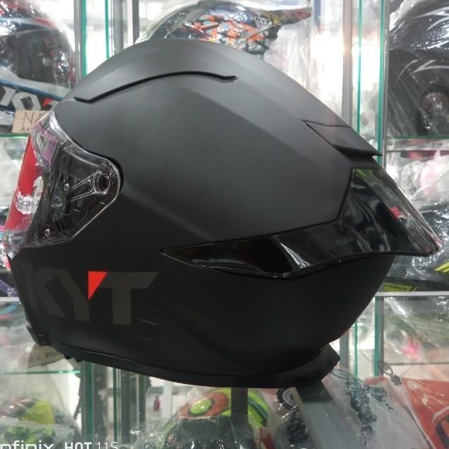 Jual Helm Kyt R2R Solid Hitam Doff Original | Helm Full Face | Shopee ...