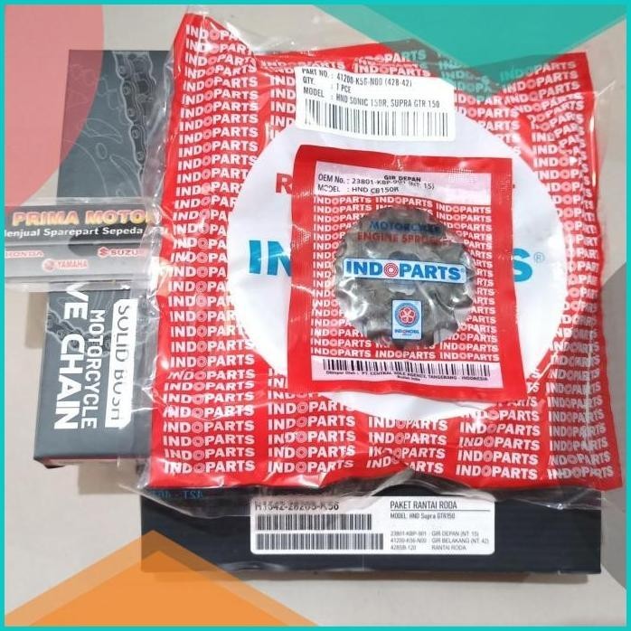 Jual GEAR SET SONIC 150 SUPRA GTR150 INDOPART 8JVLZ4 suku cadang ...