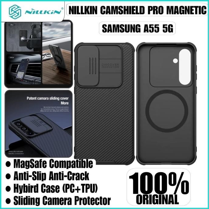 Jual Case Samsung Galaxy A55 5G Nillkin Camshield Pro Magsafe Casing ...