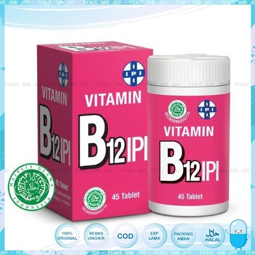 Jual VITAMIN B12 IPI ISI 45 TABLET DIJAMIN ORIGINAL | Shopee Indonesia