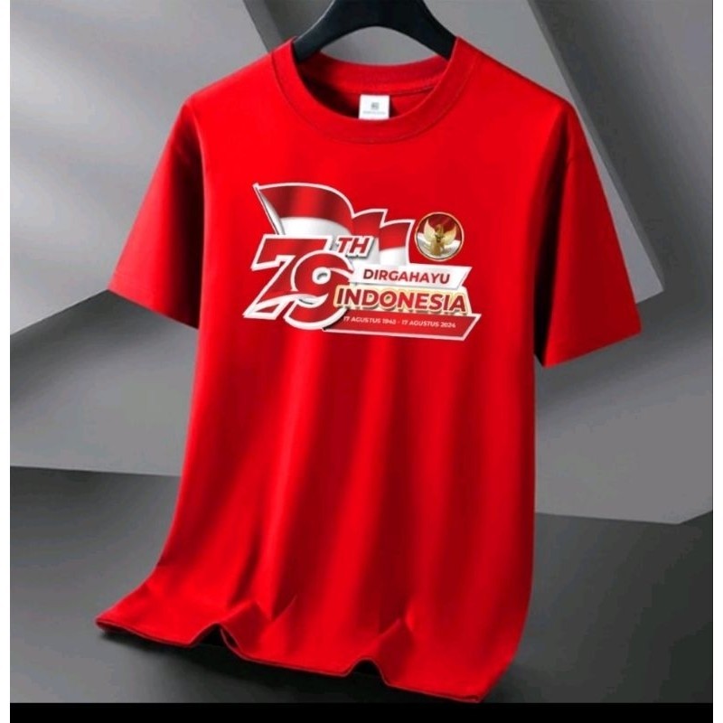 Jual new Kaos Hut Rl 79 Indonesia Dewasa Pria dan Wanita // PRODUK PROMO MURAH HUT RI ...