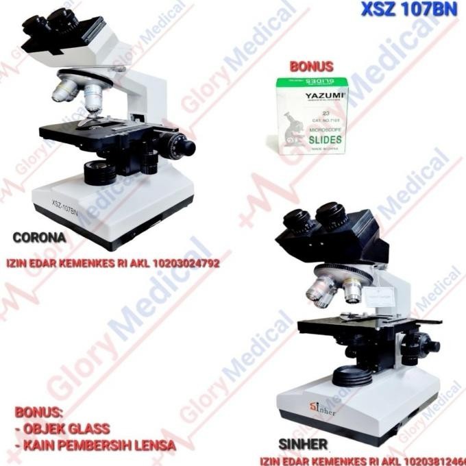 Jual Mikroskop Binokuler Xsz 107 Bn/Microscope 107Bn Original | Shopee ...